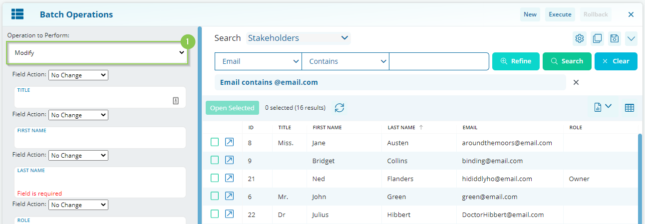 Updating free text fields using Batch Operations